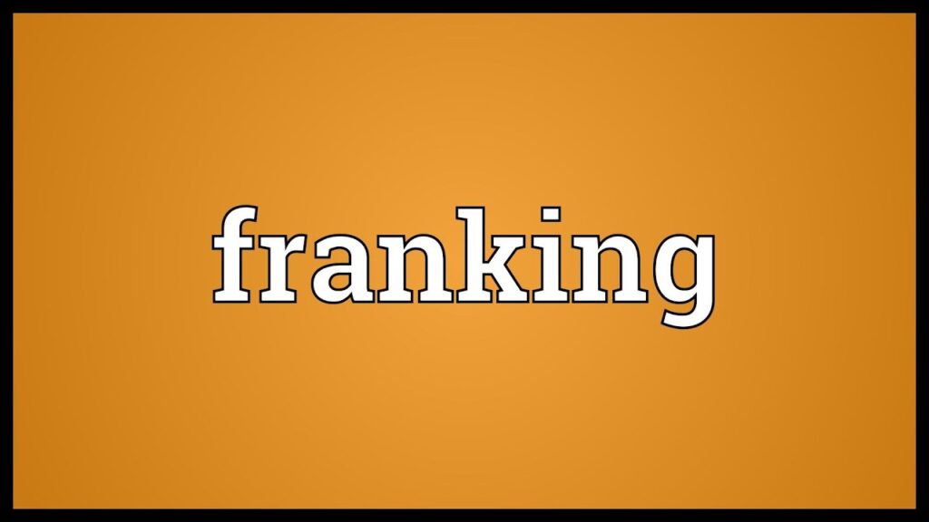 FRANKING (A WAY TO MAKE A DOCUMENT LEGAL) | Corpind Cart